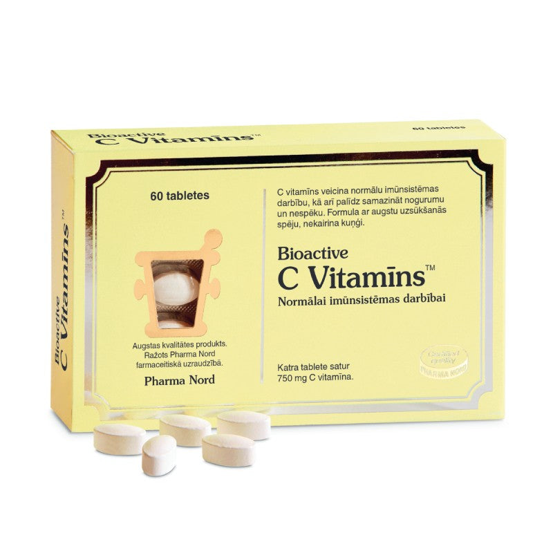 Bioactive Vitamin C 750 mg Tablets N60 | PHARMA NORD | Lorande